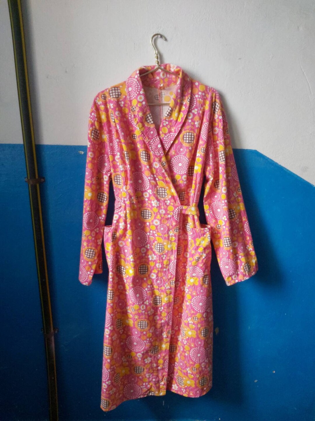 70s House Coat - Etsy