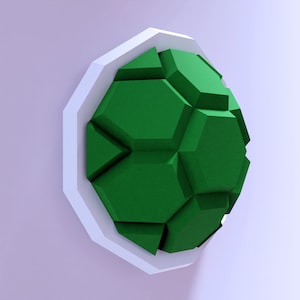 Papercraft Turtle Shell, Koopa, Pdf, SVG, DXF and PDO Format Compatible ...