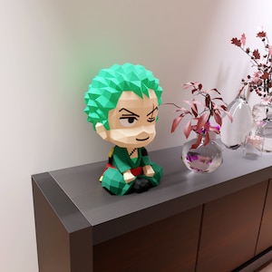 Papercraft Zoro, Dog, Pdf, SVG and DXF Format Compatible With Cricut ...