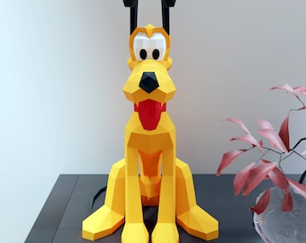 Papercraft Mickey Steamboat, DIY PDF, DXF and Svg, Low Poly, Origami ...