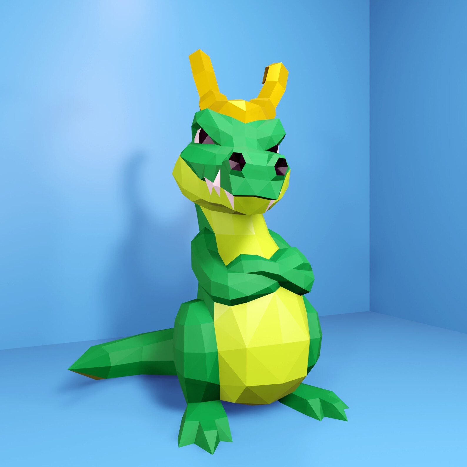 Papercraft Alligator Cocodrilo DIY KIT Template Super - Etsy