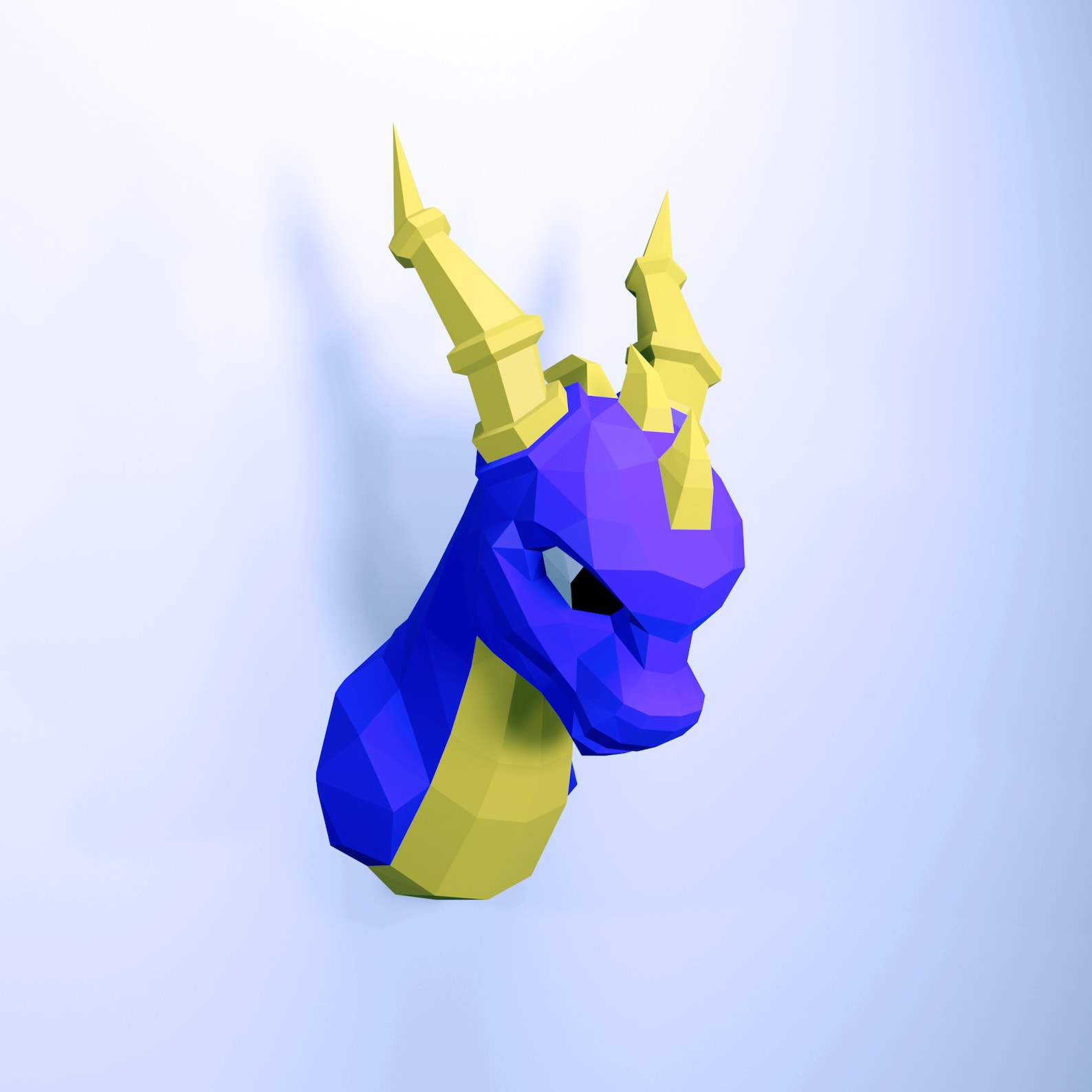 Dragon Papercraft, DIY KIT Template, , Decoration, Low Poly, Origami ...