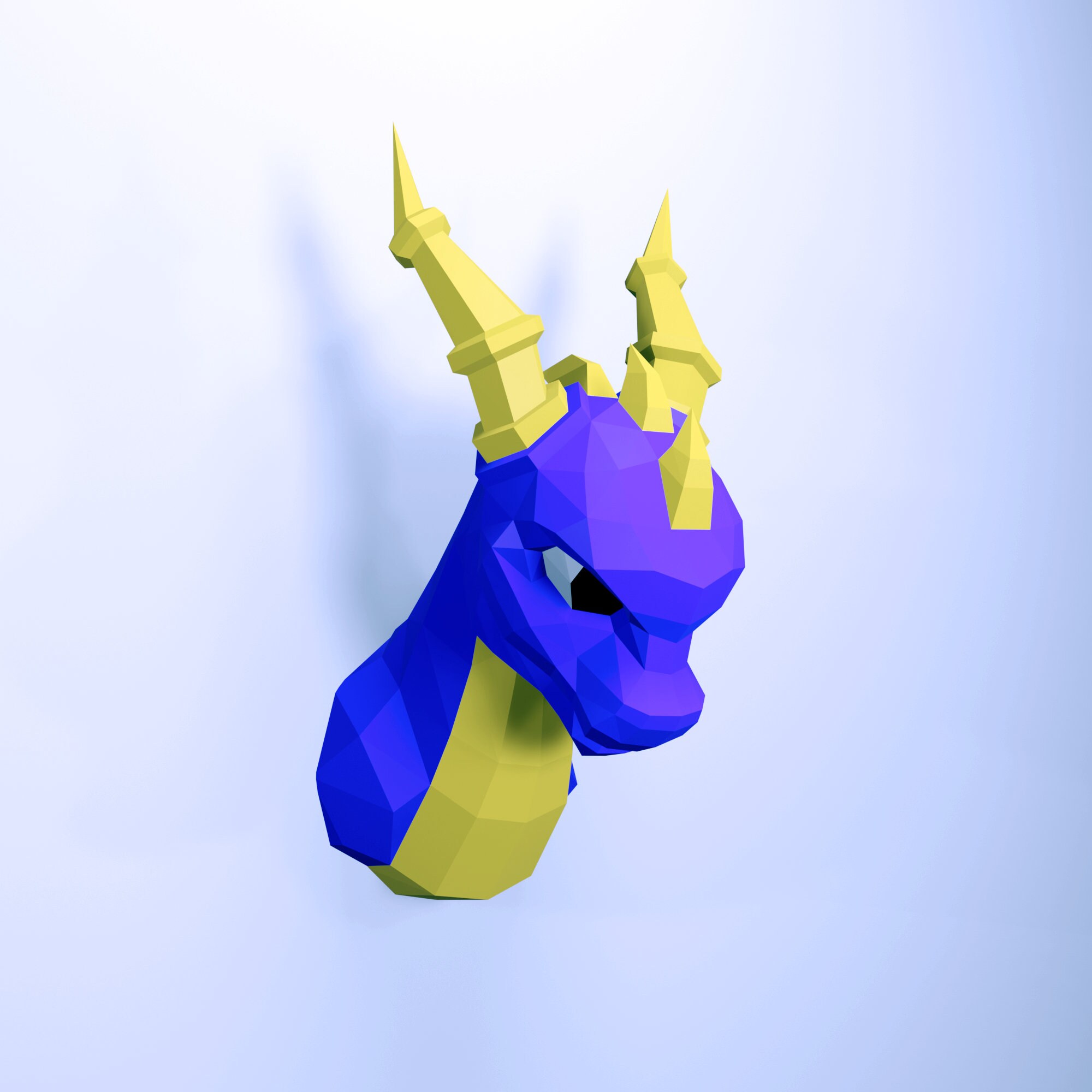 Papercraft De Dragon DIY KIT Template Decoration Low - Etsy Australia