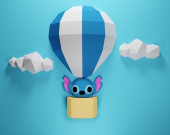 Low Poly Stitch - Etsy