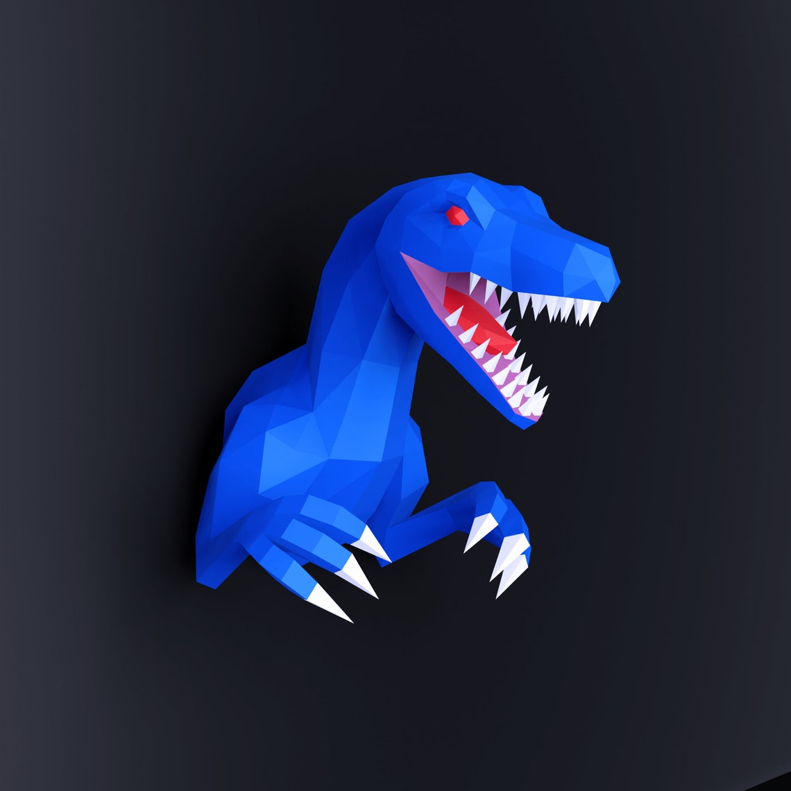 Papercraft Velociraptor Dinosaurio DIY KIT Template - Etsy México