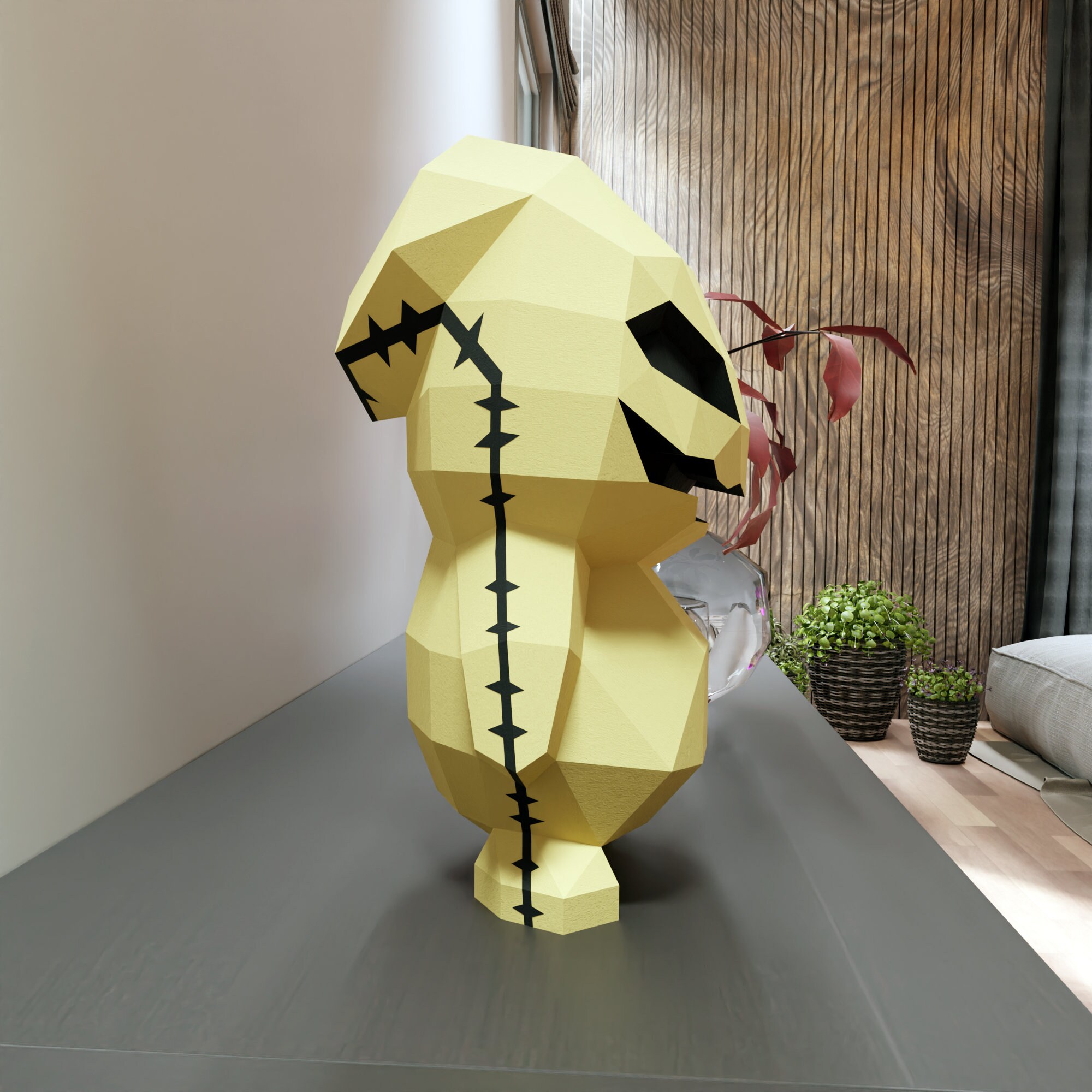 Papercraft Oogie Boogie Chibi, Format Pdf, SVG and DXF Format ...