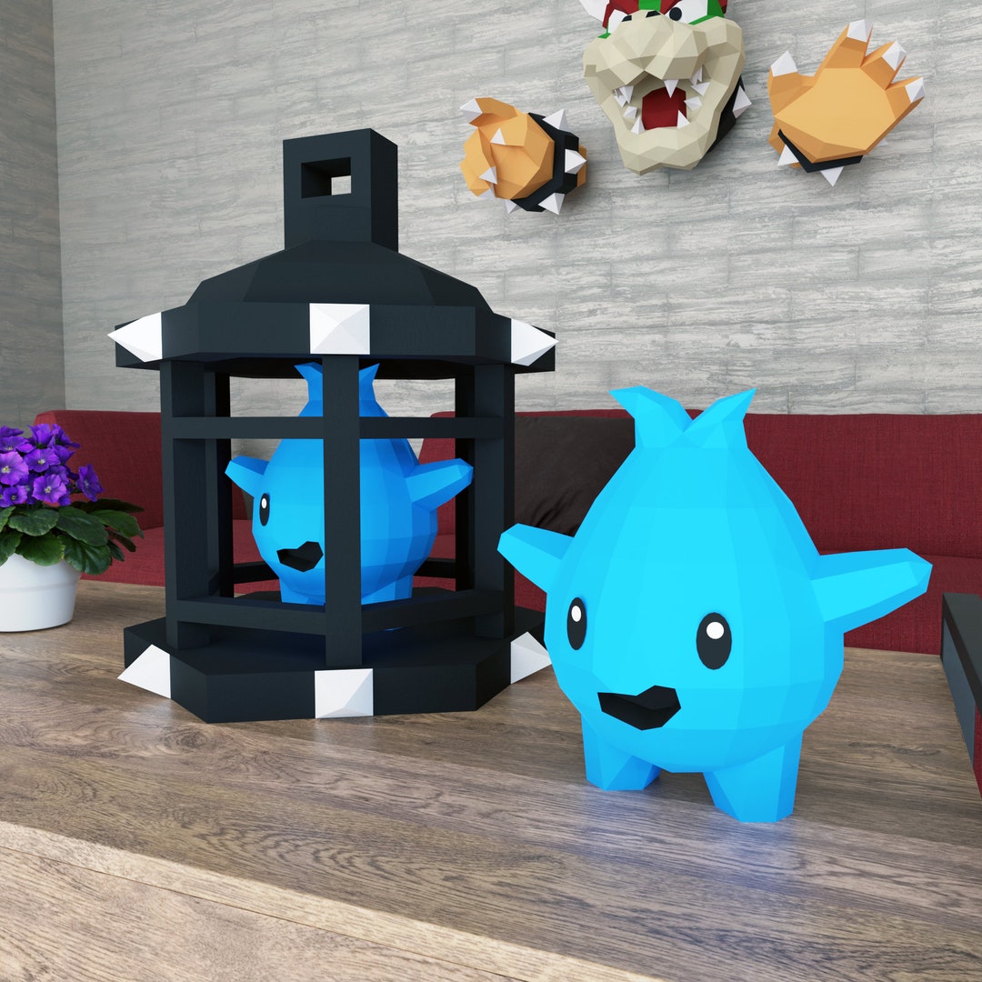 Papercraft Lumalee, Mario, Wall Model, Templates in Digital Format Pdf ...