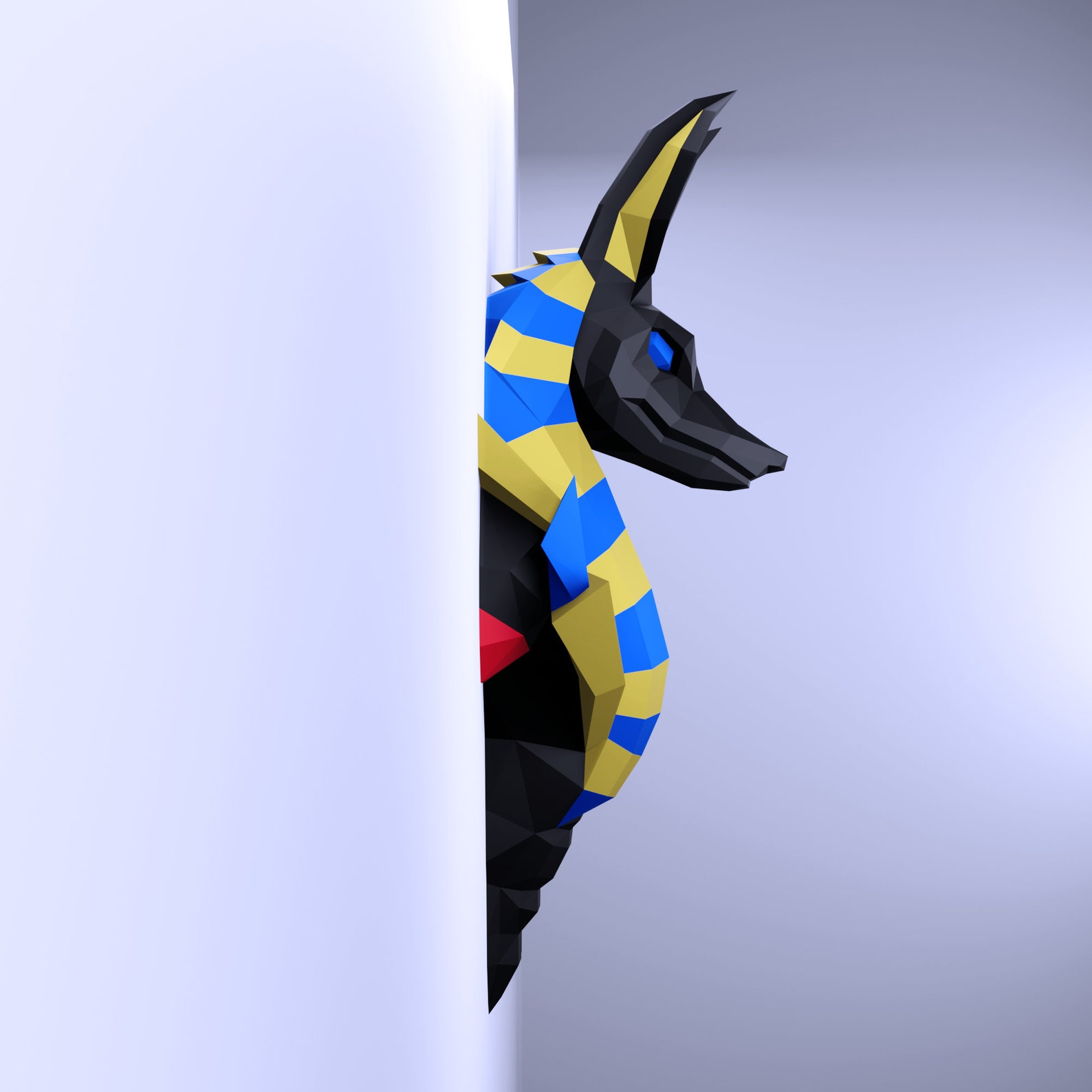Papercraft Anubis Egyptian God Formato Pdf DXF. DIY KIT - Etsy UK