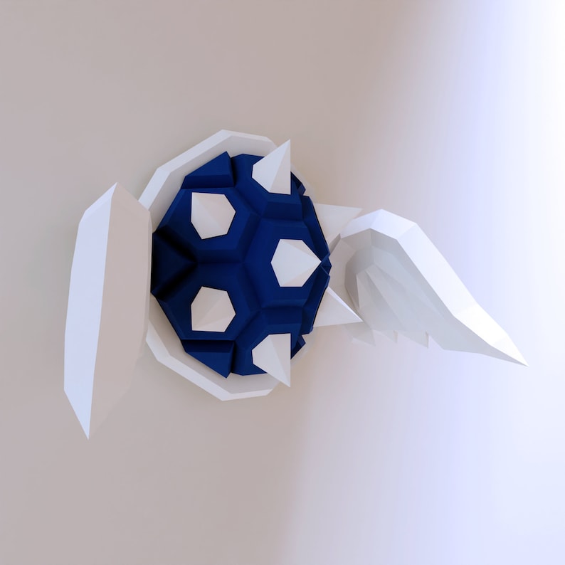Papercraft Turtle Shell, Koopa, Pdf, SVG, DXF and PDO Format Compatible ...