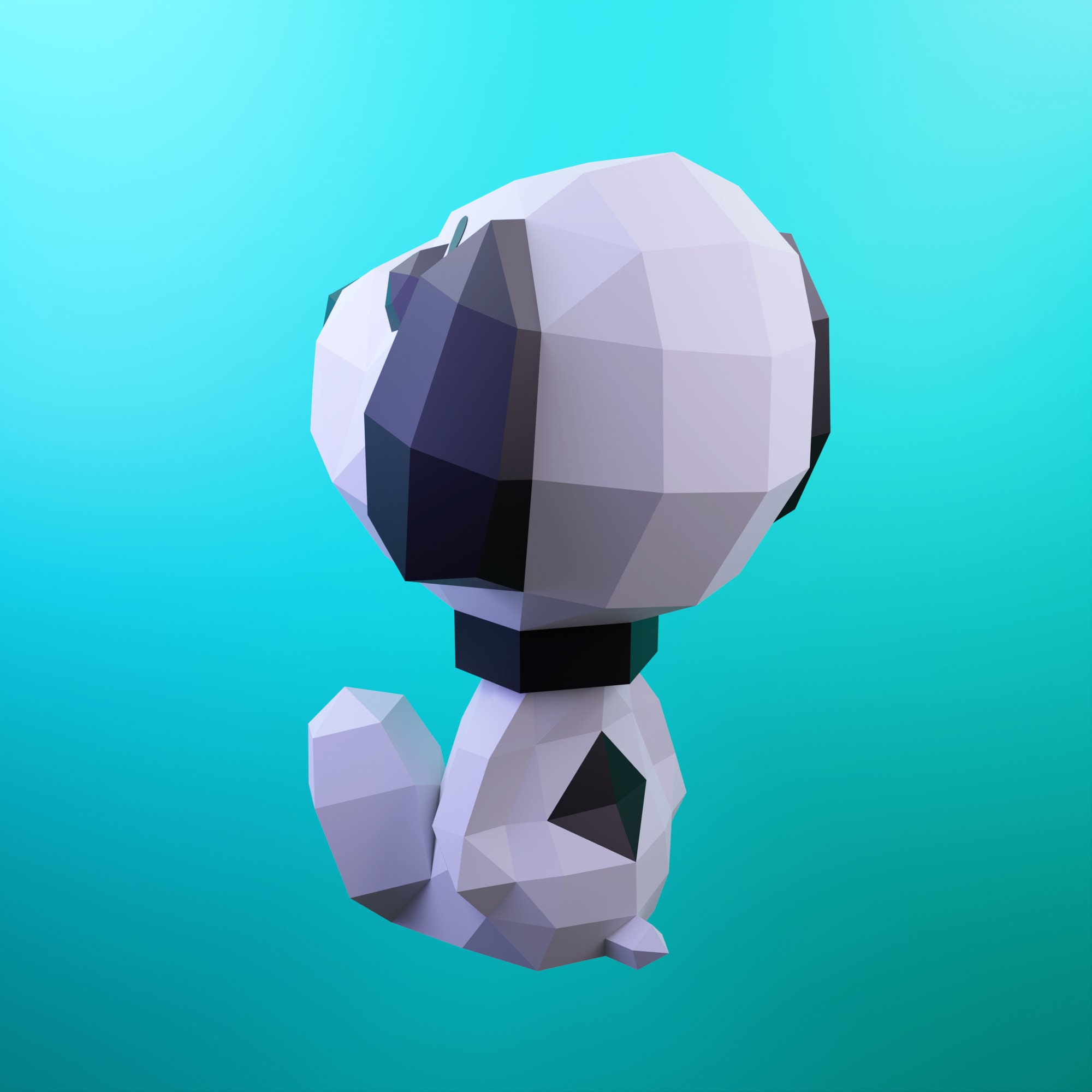 Papercraft Snoopy, Dog, Template, DIY PDF, FDX and Svg, Low Poly, Mouse ...