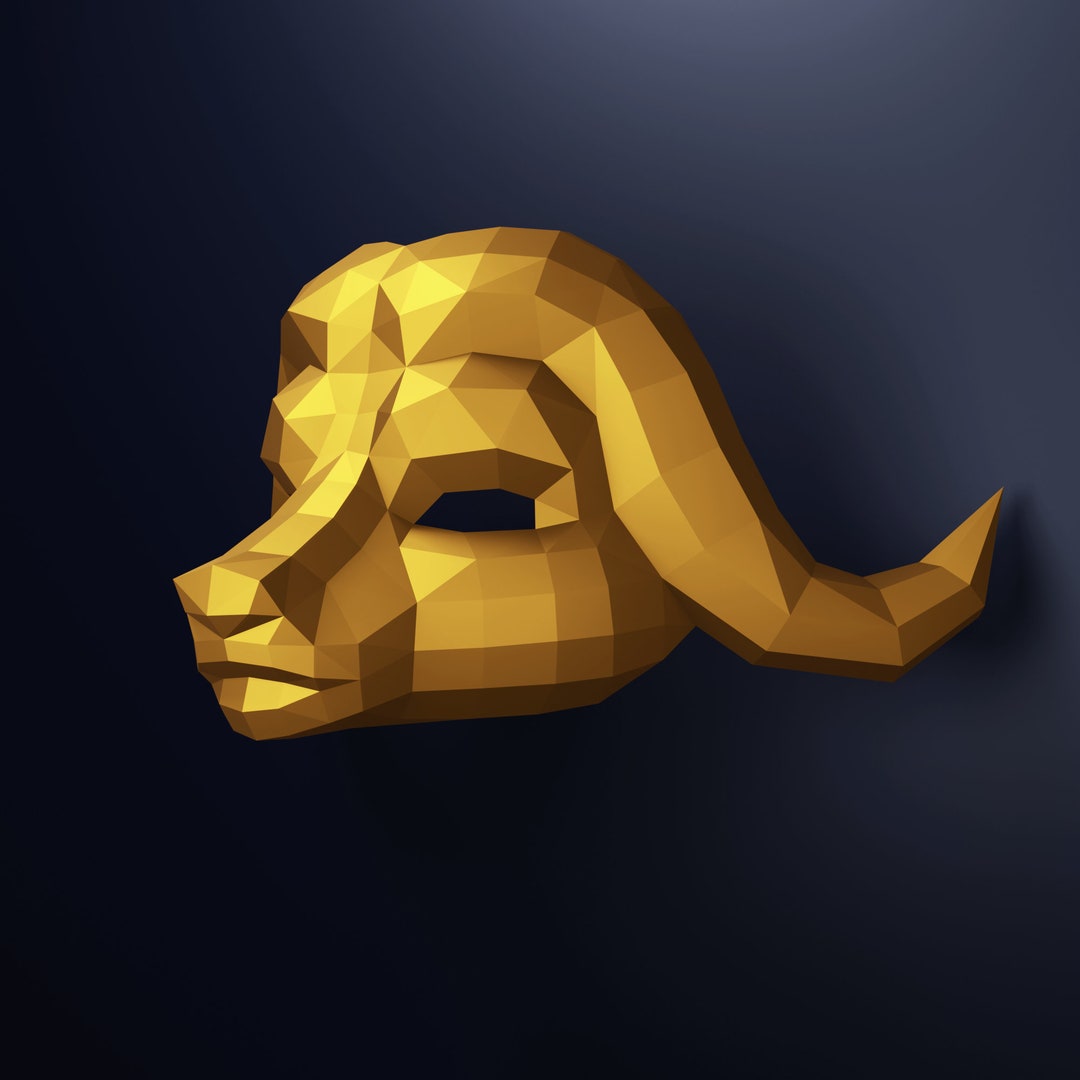 Papercraft Buffalo Mask Template PDF / Buffalo Mask VIP Squid Game ...