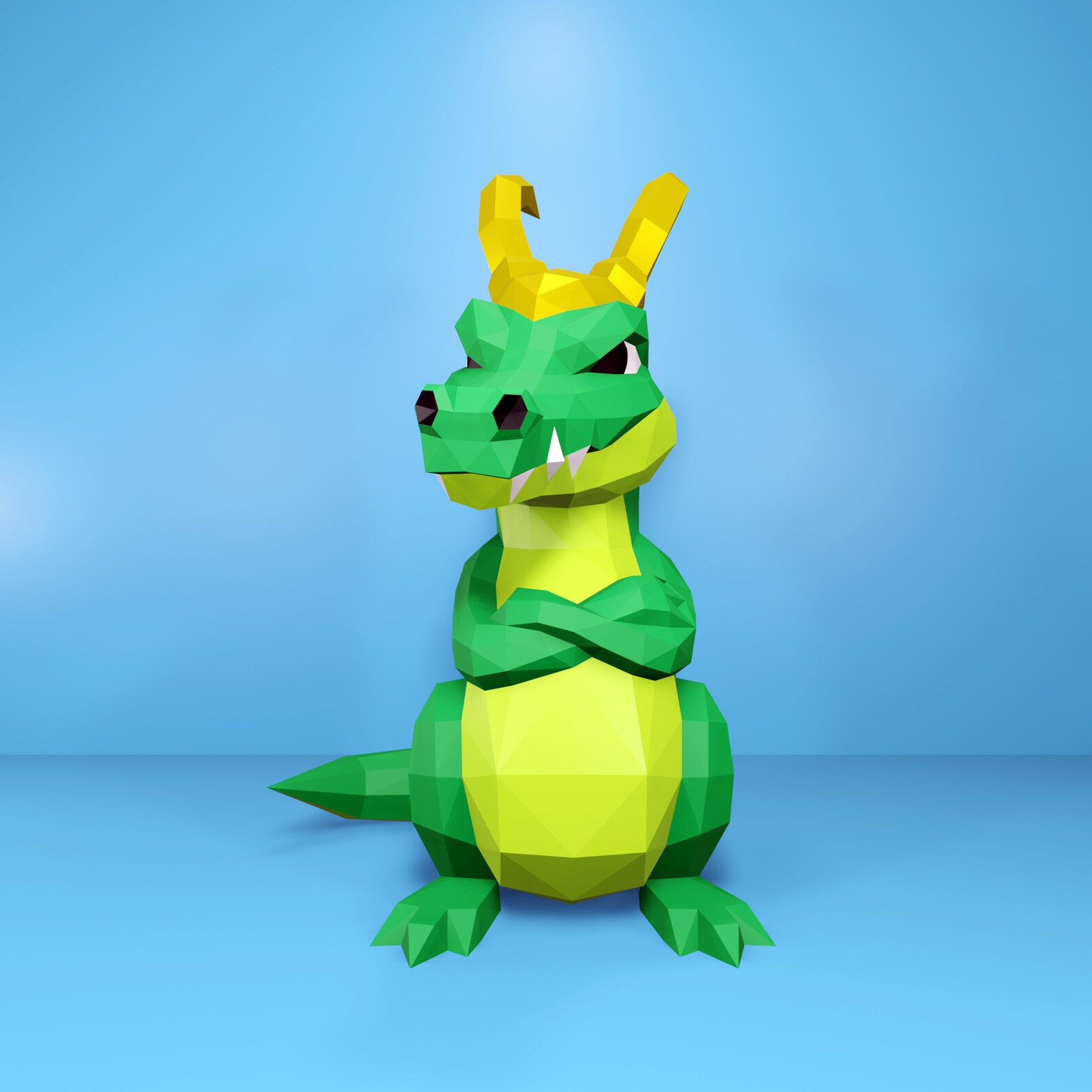 Papercraft Alligator Cocodrilo DIY KIT Template Super - Etsy