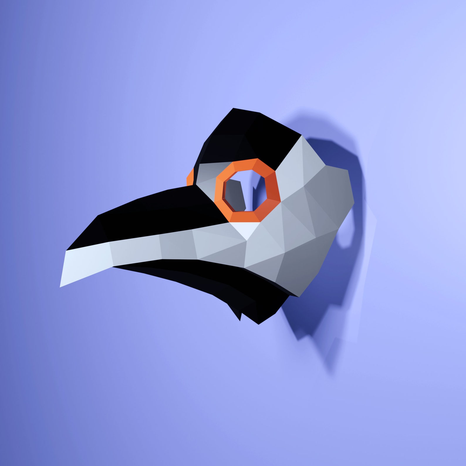 Papercraft Black Plague Doctor Mask Template / Mask Doctor - Etsy