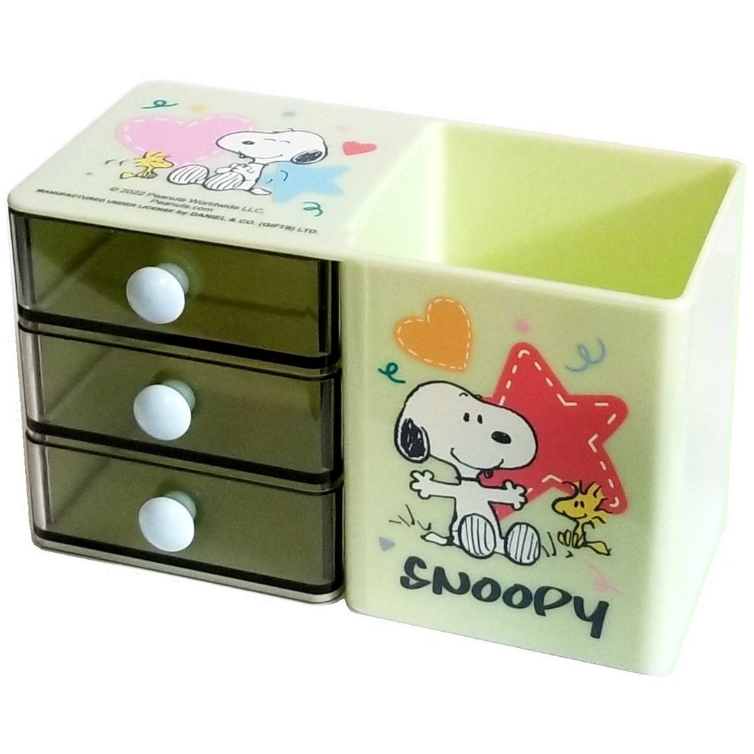 Snoopy Stationery Makeup Brush Tool Holder Stand Accessory Organizer ...