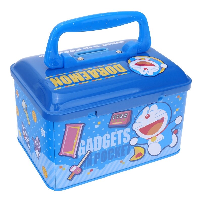 Doraemon Robot Cat Cash Coin Bank Small Items Storage Box With - Etsy