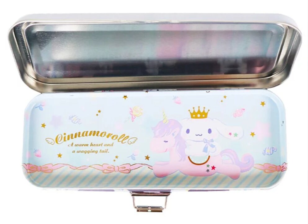 Cartoon Cinnamoroll 3-layers Storage Box Stationery Tools Holder Case ...