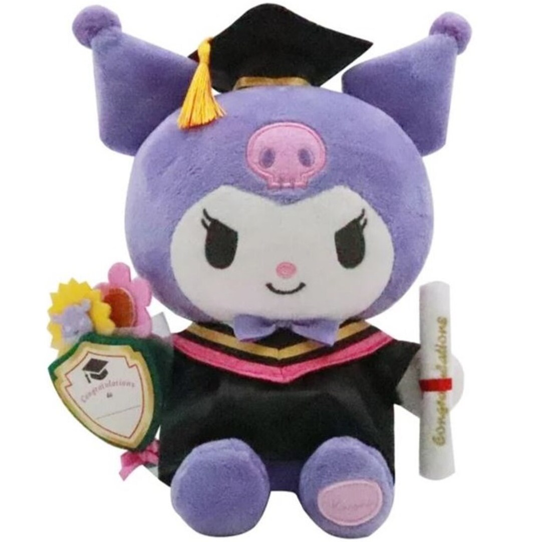 Kawaii Graduation Kuromi Grad Customized Tag Gift Soft Huggable Stuffed ...
