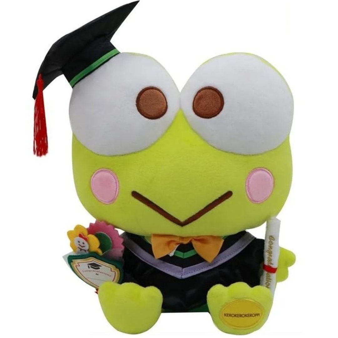 Kawaii Graduation Keroppi Frog Grad Customized Tag Gift Soft Huggable ...