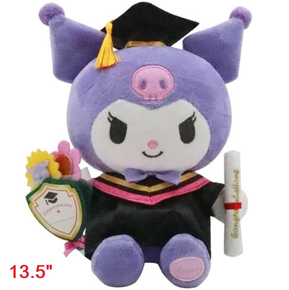 Kawaii Graduation Kuromi Grad Customized Tag Gift Soft Huggable Stuffed ...