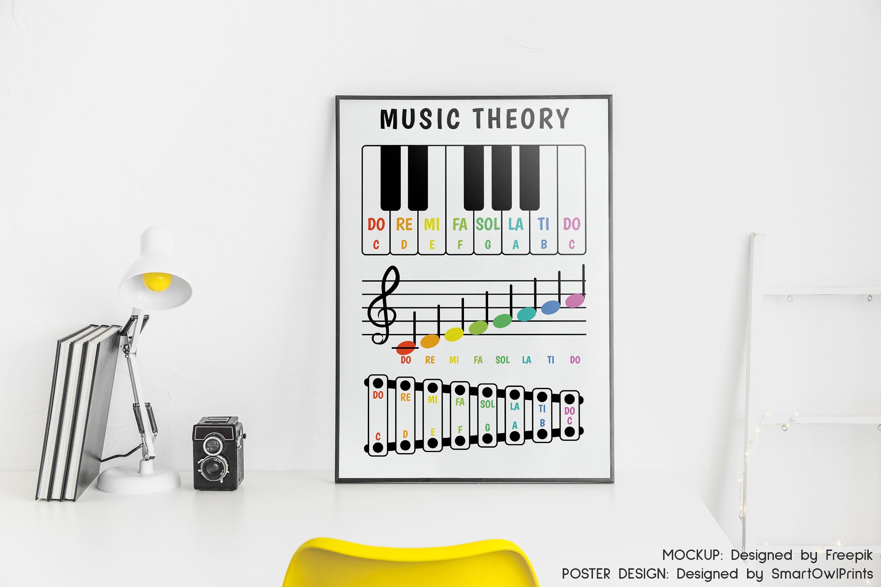 MUSIC POSTERS SET: Basic Terms Music Theory, Educational Posters ...