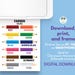 COLOR NAMES for Kids, German Language, Colors in German, Educational ...