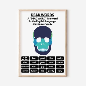 DEAD WORDS POSTER, Improving Writing Skills, English Language ...