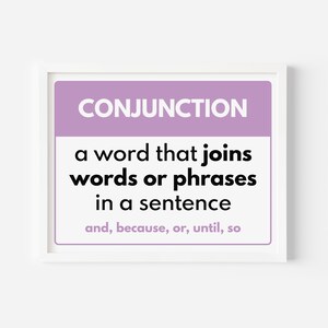 PARTS OF SPEECH - 8 Posters Set, English Grammar, Classroom Poster ...