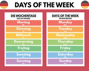 German Days Poster - Etsy