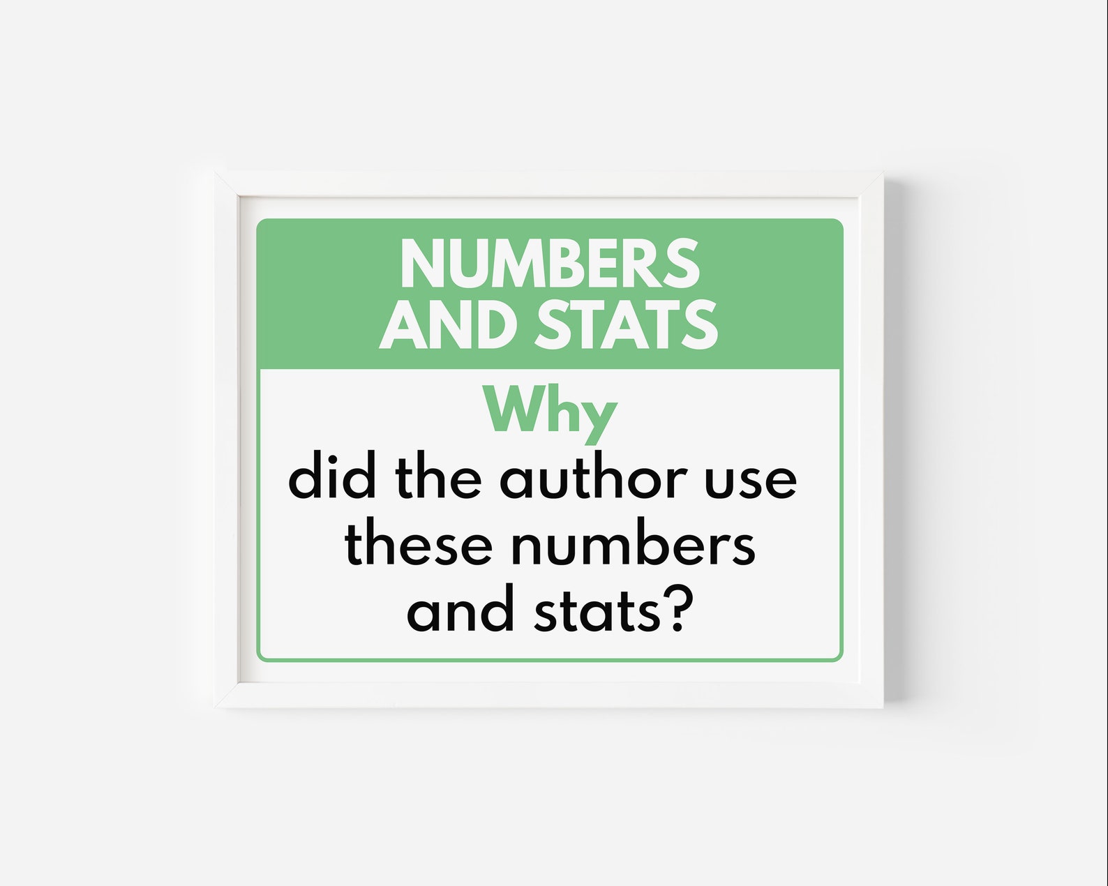 6 SIGNPOSTS - NONFICTION Notice & Note Signposts, Set of 6 Posters ...