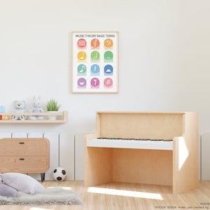 MUSIC THEORY POSTER Basic Terms Music Educational Poster - Etsy