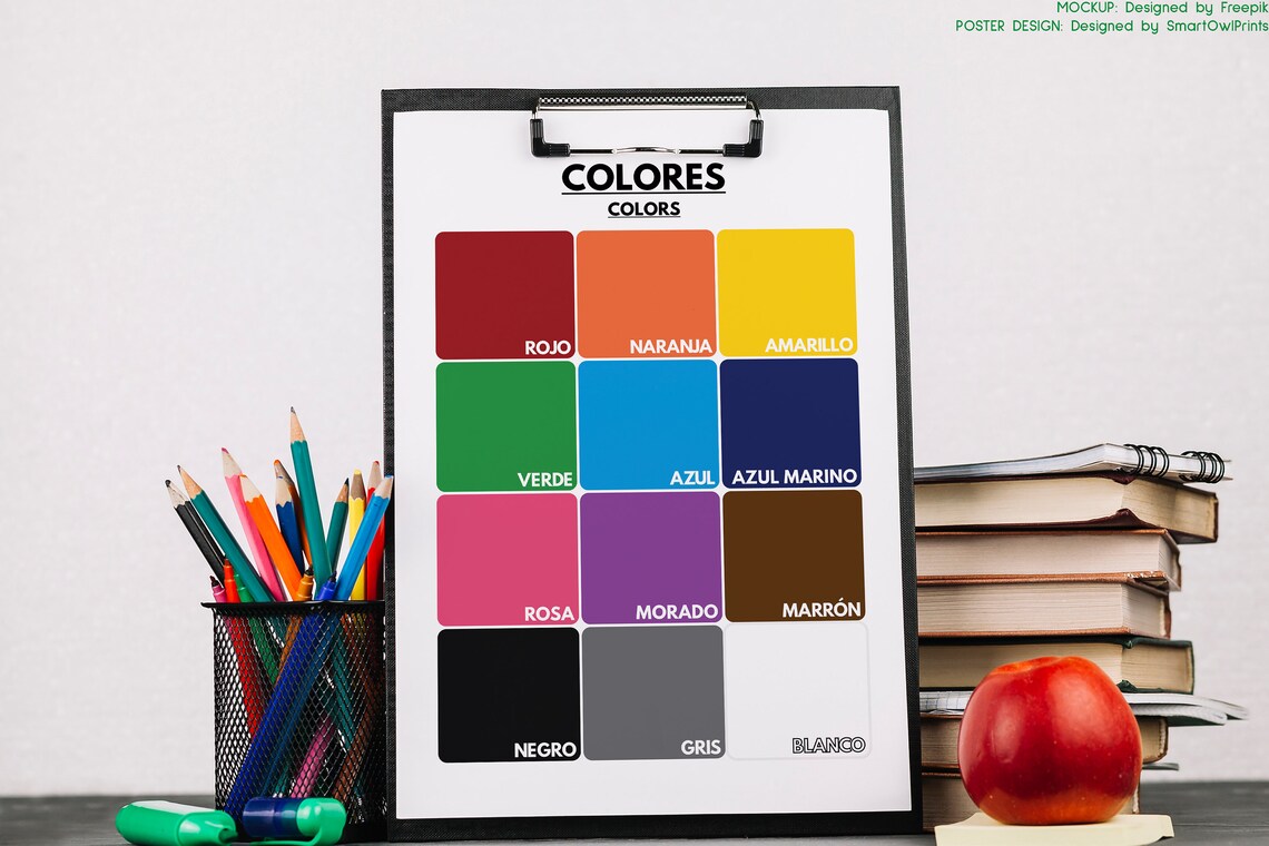 Spanish Language, COLOR NAMES for Kids, Learn Colors in Spanish ...