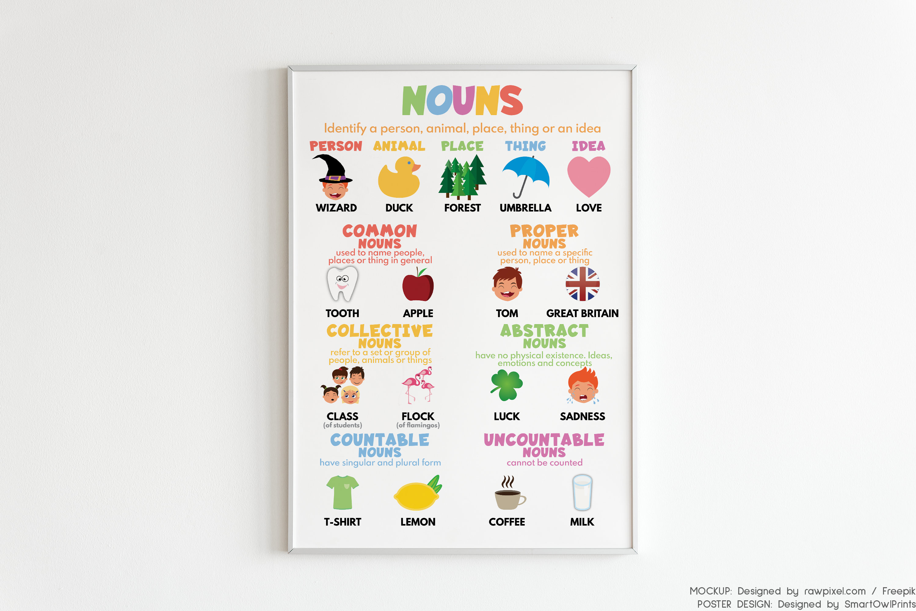 List Of Nouns For Kids