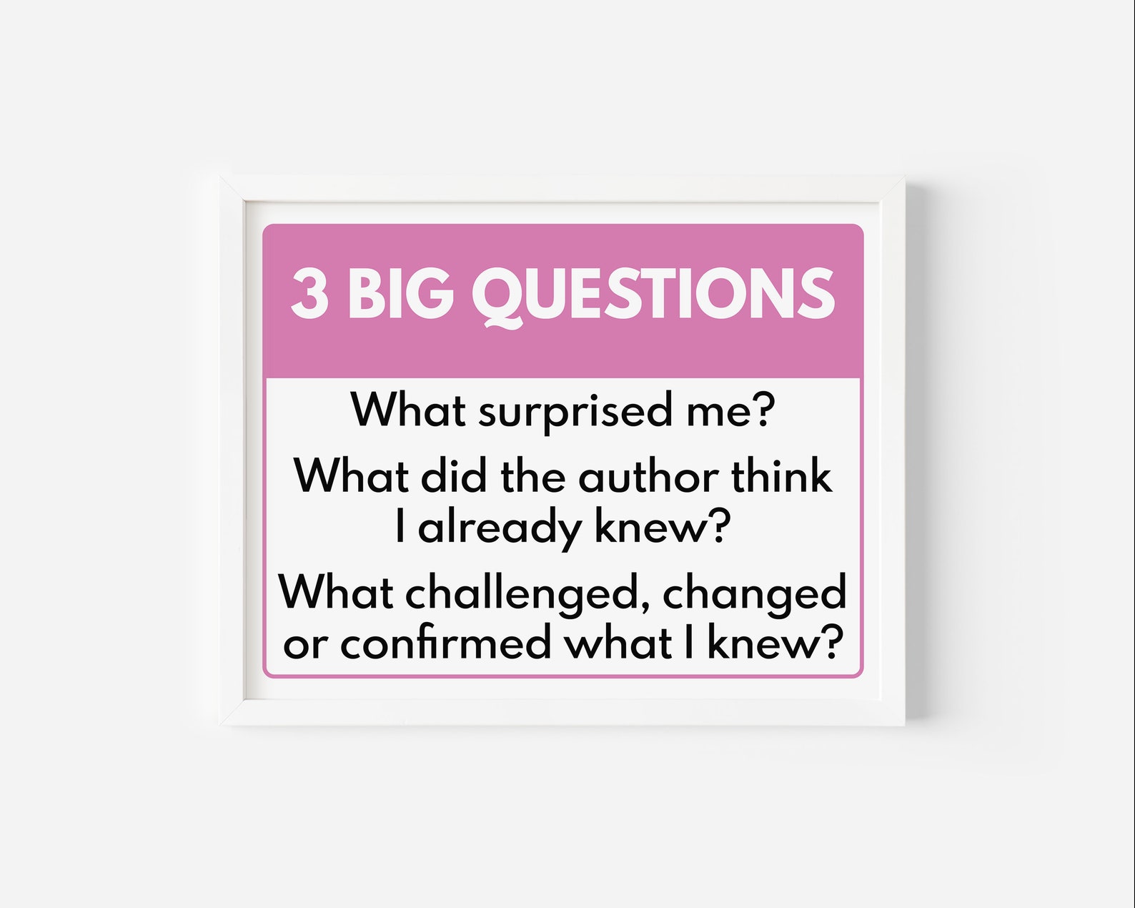 6 SIGNPOSTS - NONFICTION Notice & Note Signposts, Set of 6 Posters ...