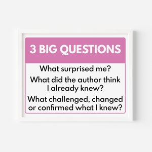 6 SIGNPOSTS - NONFICTION Notice & Note Signposts, Set of 6 Posters ...