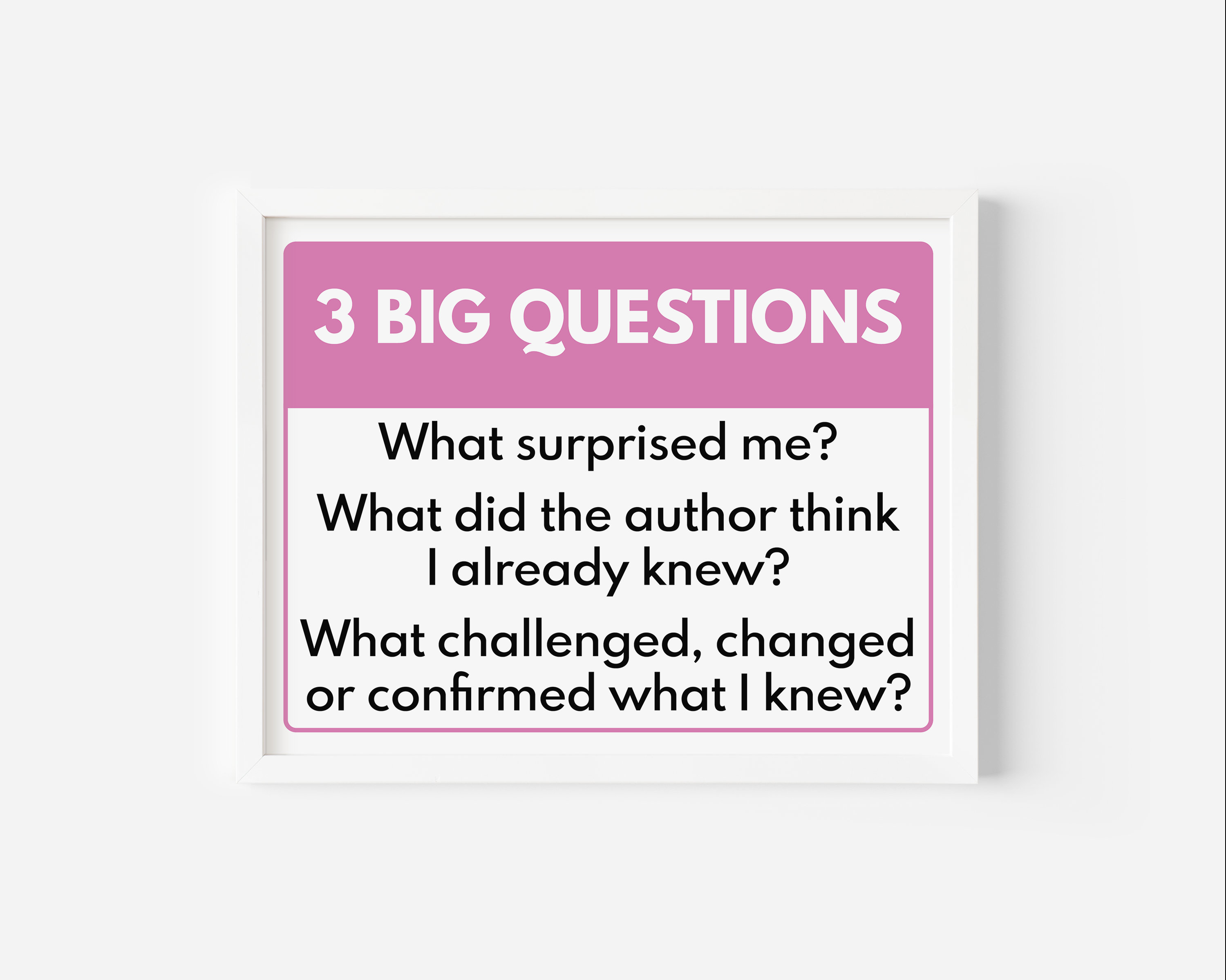 6 SIGNPOSTS - NONFICTION Notice & Note Signposts, Set of 6 Posters ...