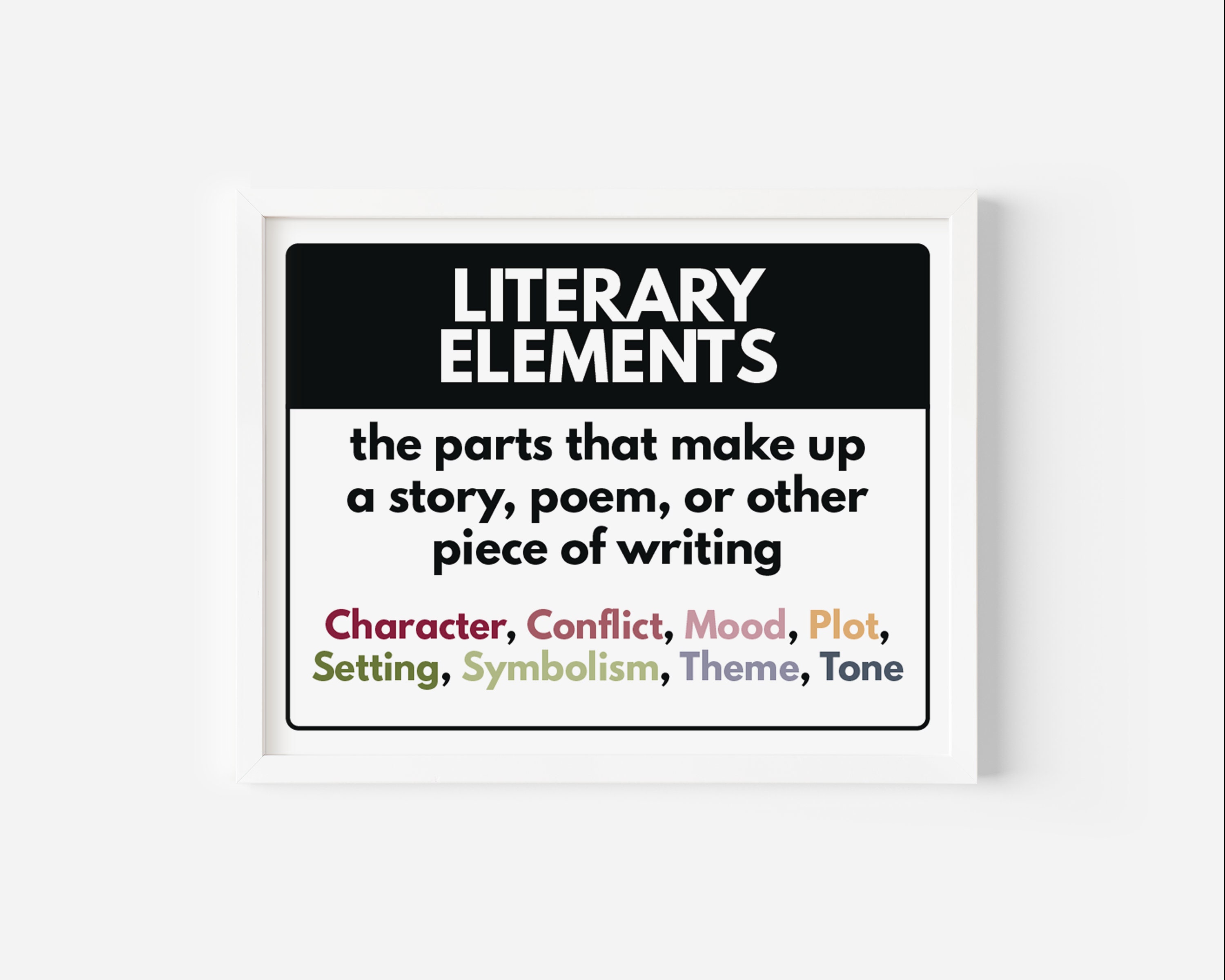 Literary Theme Poster