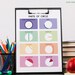 PARTS OF CIRCLE, Educational Posters, Geometry Math Poster, Circle ...