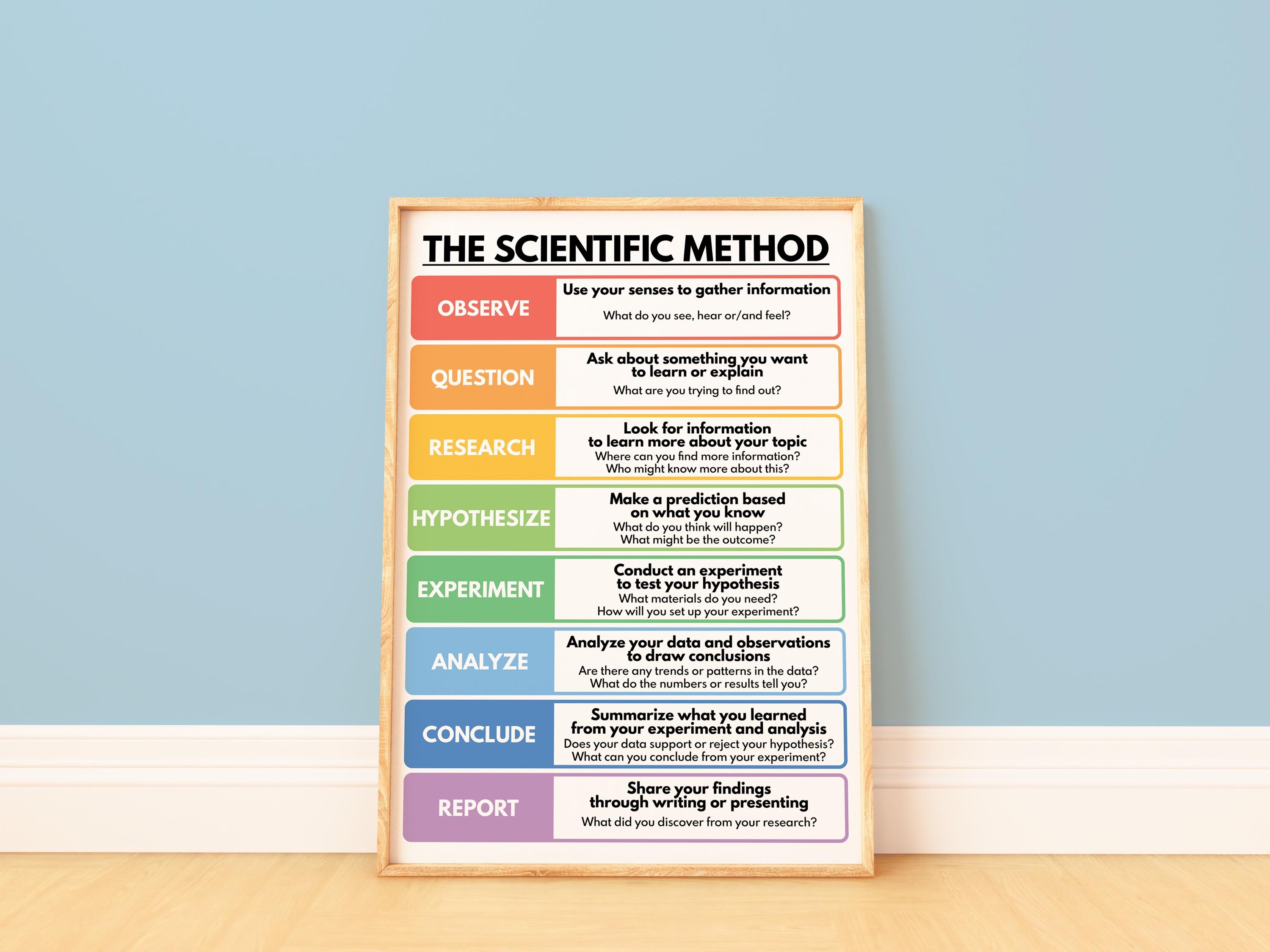 Wetenschappelijke Methode Posterbord Leuke Homeschool Activiteiten