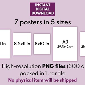 CONVERSION CHARTS - Set of 7 Posters, Customary and Metric Units ...