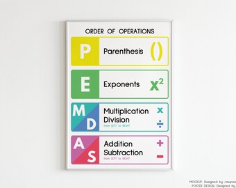 Order of Operations | Etsy