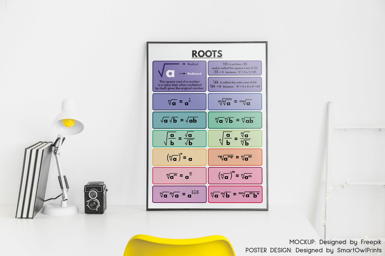 ROOTS RULES POSTER, Exploring Root Operations & Rules, Educational ...