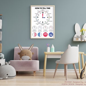 TELLING TIME, Educational Posters, What Time is It, Teacher Resources ...