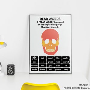 DEAD WORDS POSTER, Improve Writing Skills, English Language, Homeschool ...
