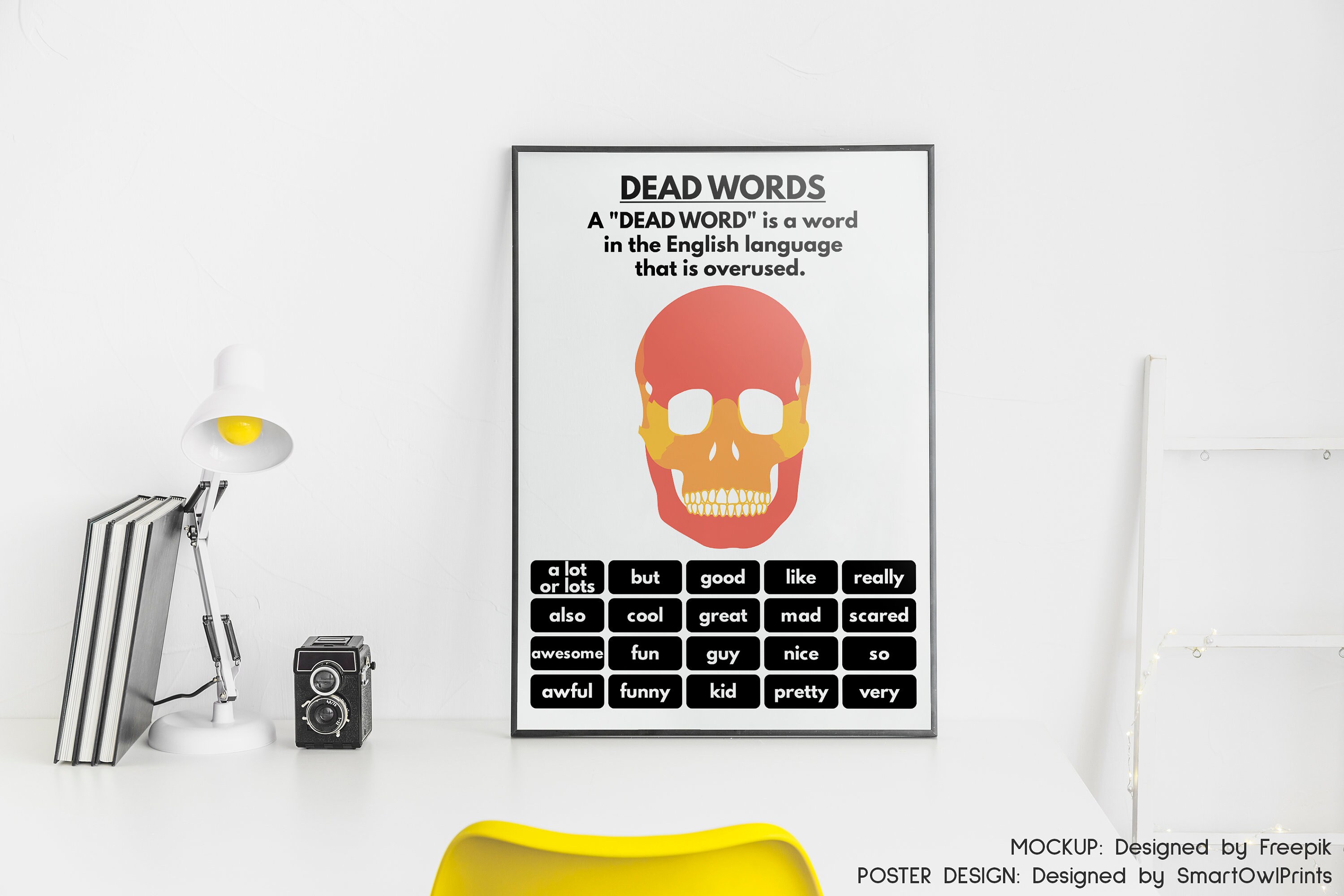 DEAD WORDS POSTER, Improve Writing Skills, English Language, Homeschool ...