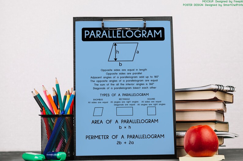 GEOMETRY POSTER Set of 8 Posters Math for Kids Educational - Etsy
