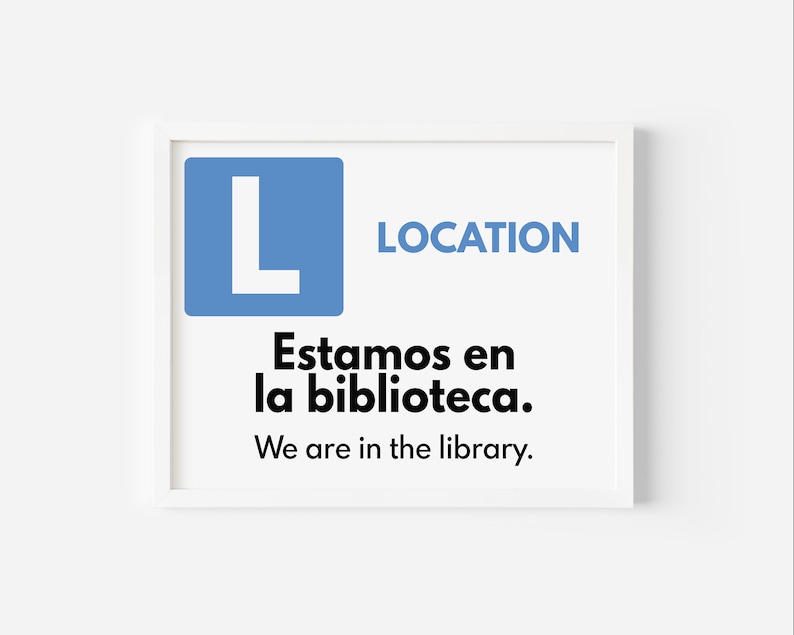 Spanish Language, SER Vs ESTAR Set of 12 Posters, Letter Size, Grammar ...