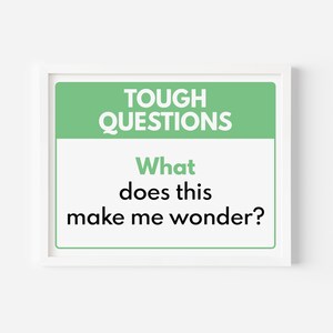 Set of 6 NOTICE & NOTE SIGNPOSTS Posters, Reading Fiction, English ...