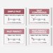 ENGLISH VERB TENSES Set of 12 Posters, Letter Size, Grammar Chart ...