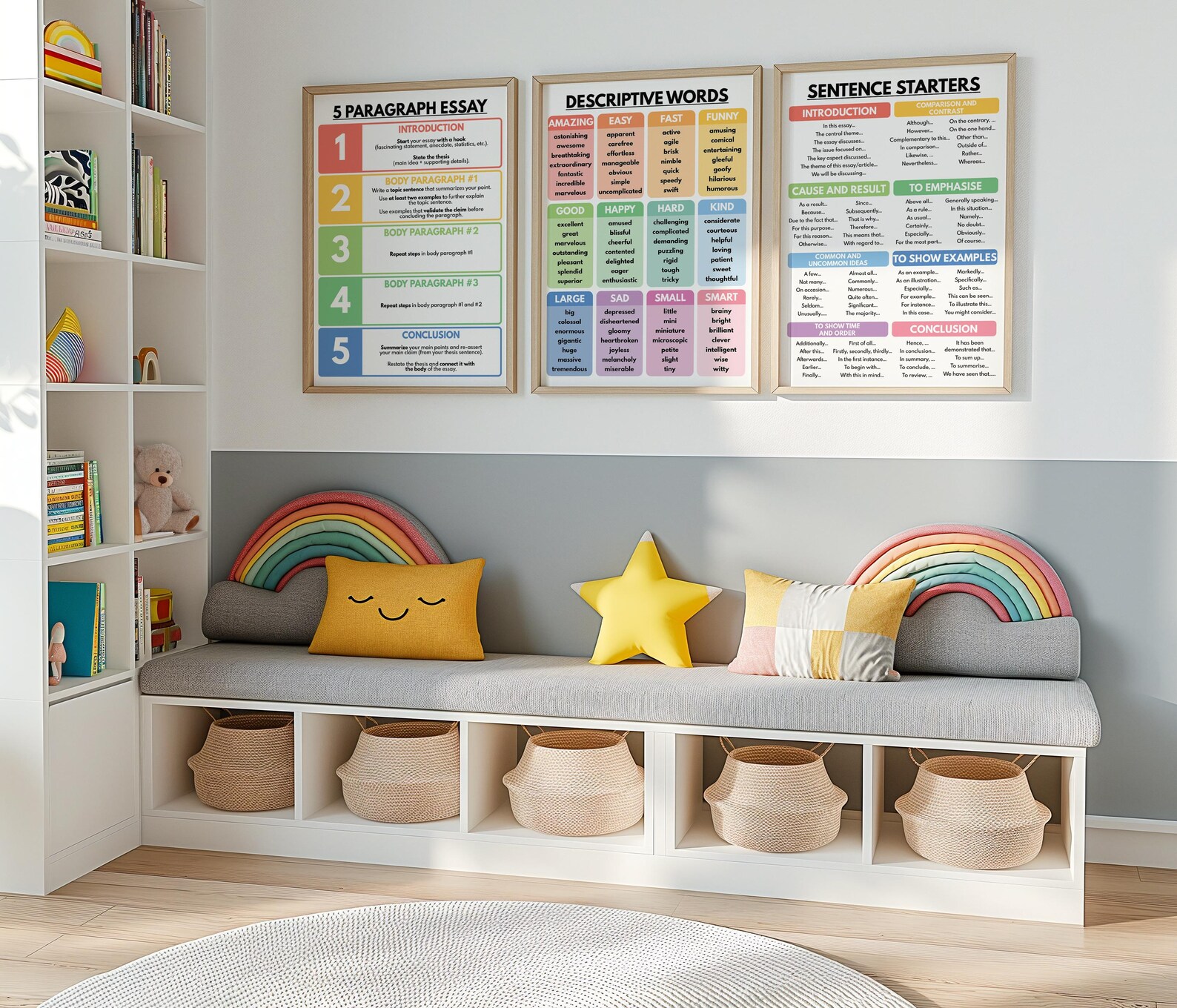 ESSAY WRITING, Set of 6 Posters, English Language, Homeschool, English ...