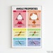 ANGLE PROPERTIES POSTER, Geometry, Educational Posters, Math Classroom ...